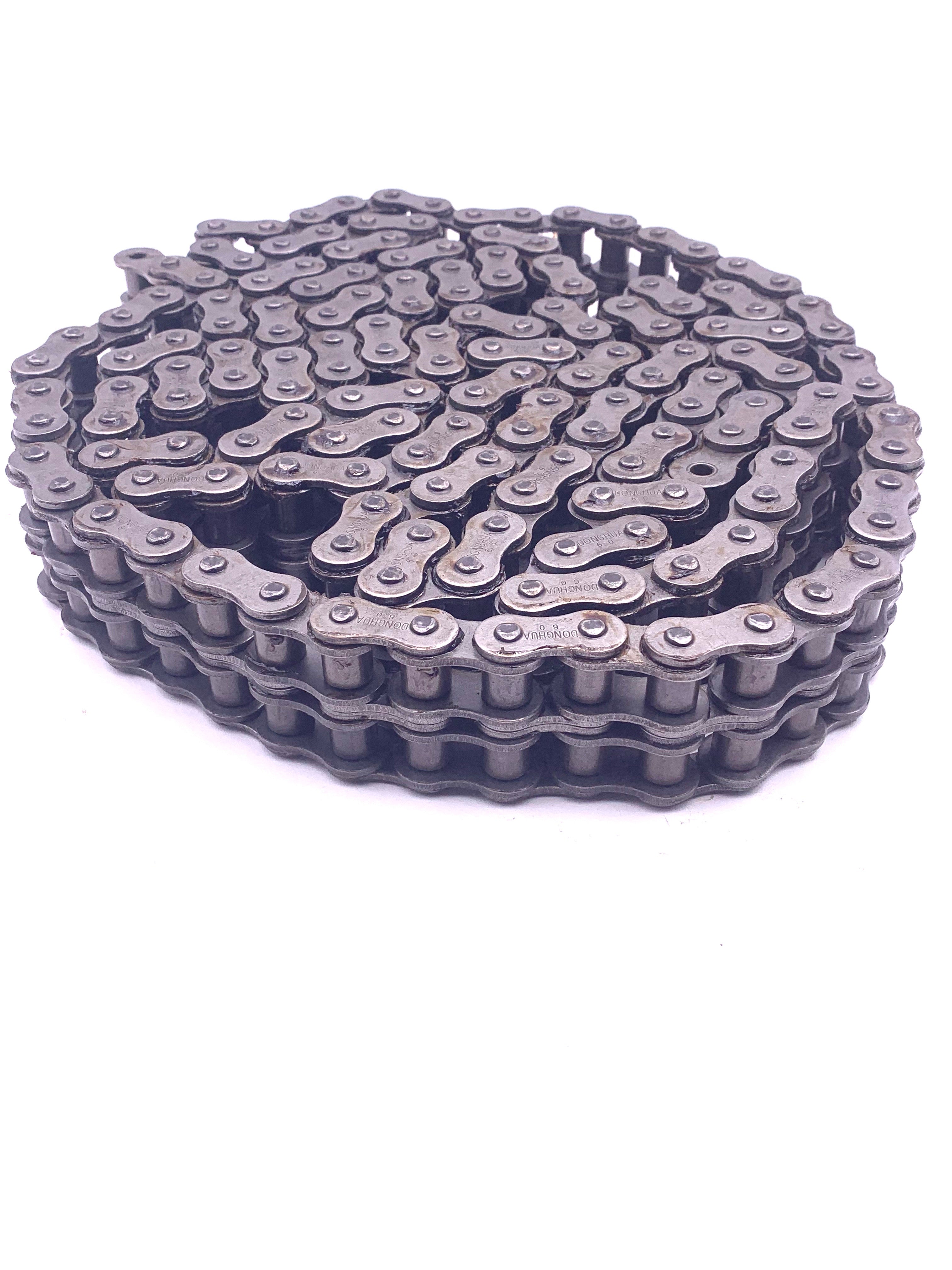 60-2 DOUBLE STRAND PRECISION ROLLER CHAIN-10' COIL – Farmchains.com
